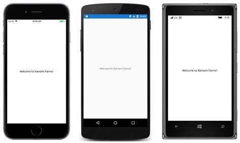 xamarin forms namespace microsoft learn