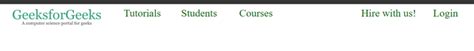 creating navbar vanilla html css vs bootstrap geeksforgeeks