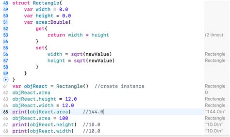 getters and setters in swift how to work willset and didiset