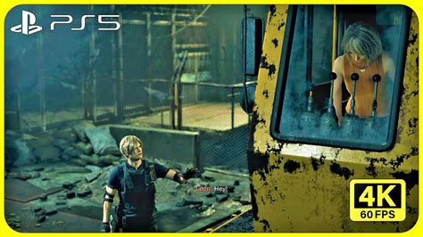 Resident Evil 4 Remake Thls Ls How Ashley Drives A Wrecking Ball