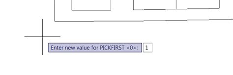 autocad seleccionar primero después ejecutar pickfirst
