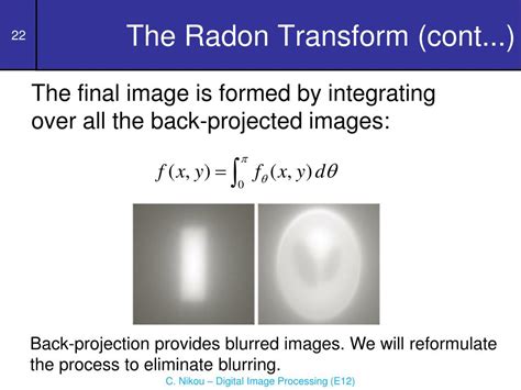 Ppt Image Restoration And Reconstruction Image Reconstruction From