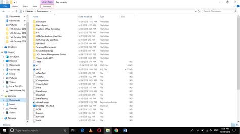 how to add or remove folders in a library in windows 10