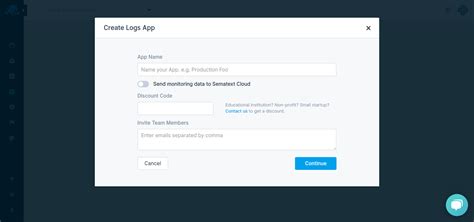sematext logs quick start