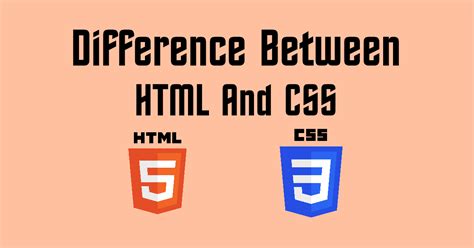difference between html and css in tabular form ahirlabs