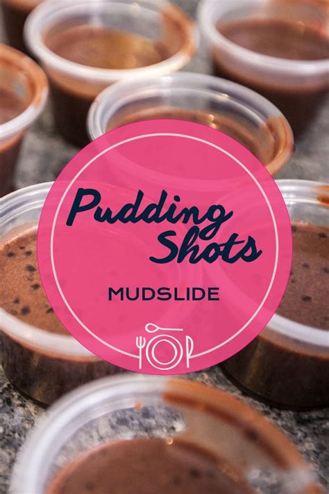 Mudslide Pudding Shots Recipe • Choosing Figs