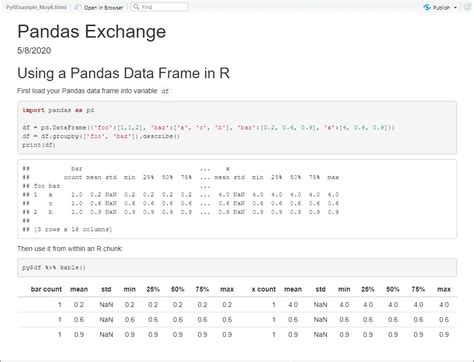 python transfer a pandas dataframe with multi index columns to r