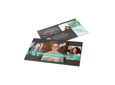 sex education business card template mycreativeshop