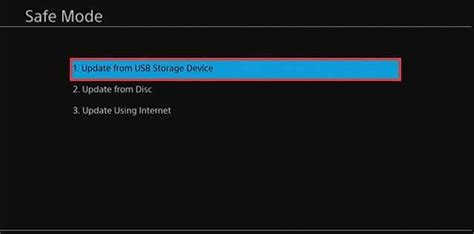 How To Install A Ps4 Update From A Usb