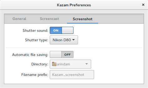record desktop with audio in linux using kazam