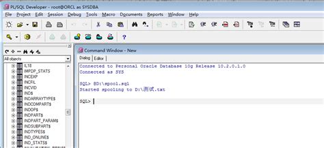how to use spool in pl sql developer the best developer