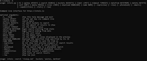 new python api wrapper and command line interface intelligence x