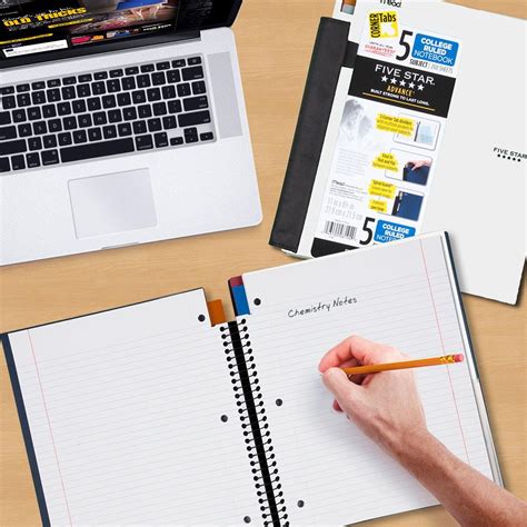 Five Star Advance Spiral Notebook 5 Subject College