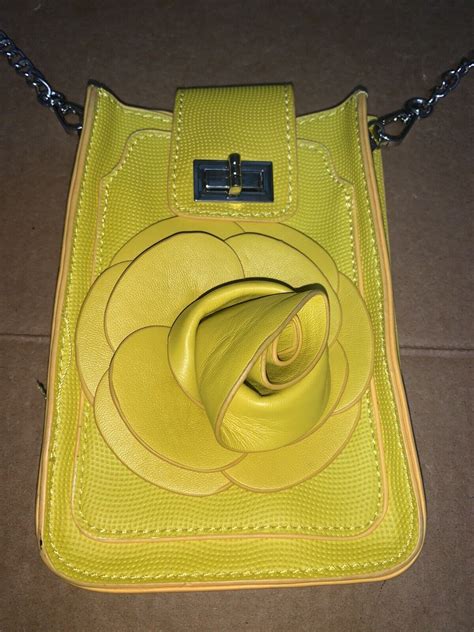 Kate And Mallory Faux Leather 3d Flower Cell Phone Carr… Gem