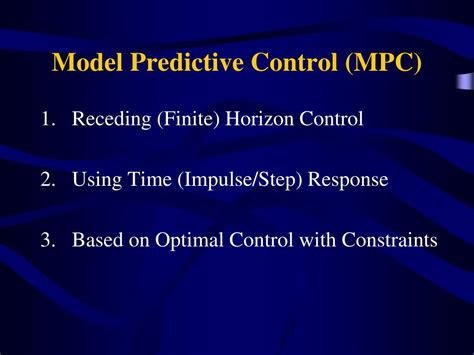 Ppt Model Based Control Strategies Powerpoint Presentation Free
