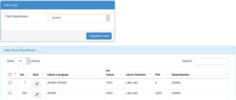 php how to create custom filter option box in datatables codeigniter