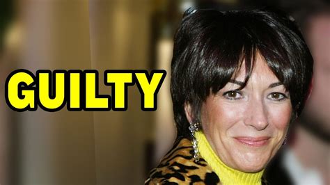 Ghislaine Maxwell Found Guilty In Epstein Sex Trafficking Youtube