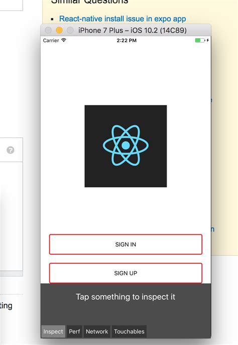 ios disable debugging in expo for react native app stack overflow