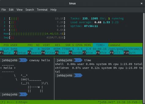 a quick introduction to tmux