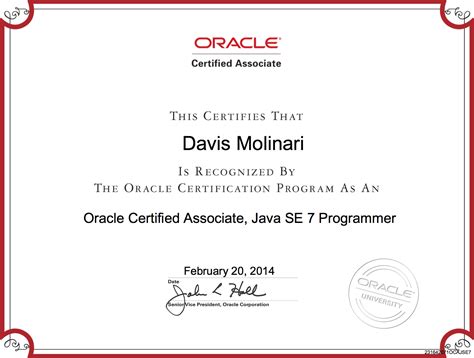 i m an oracle certified associate java se 7 programmer