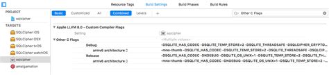 ios can t find apple llvm 8 0 custom compiler flags in