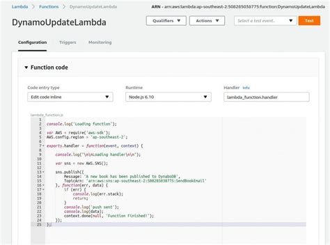 aws lambda dynamodb and sns fair consulting group