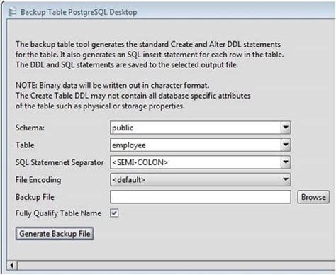 postgresql database backup tool for mac windows and linux