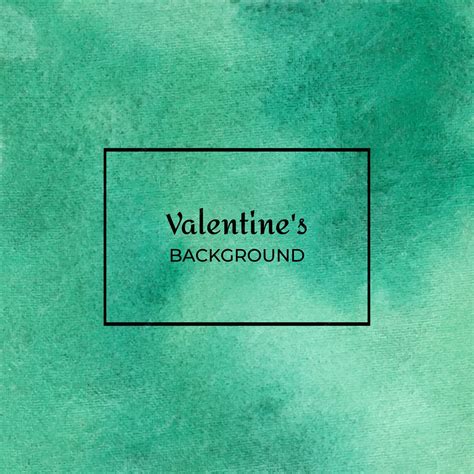 Premium Vector Green Abstract Valentine Watercolor Texture