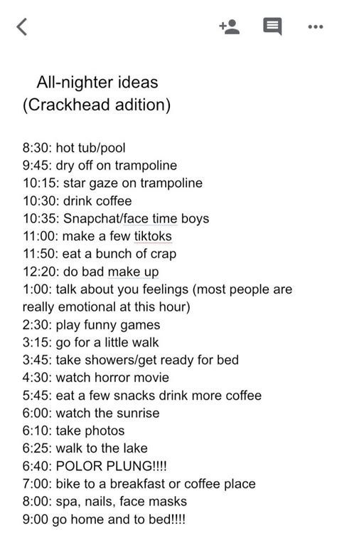 Pin On All Nighter Sleepover Ideas