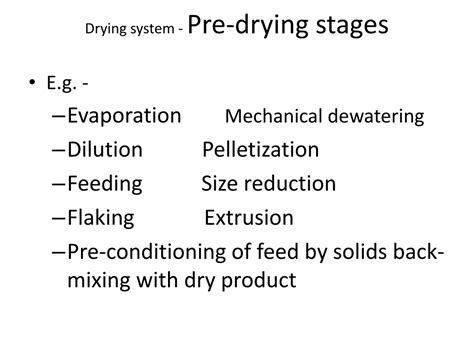 Ppt Drying As A Unit Operation In Downstream Processing Powerpoint
