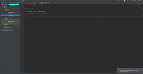 intellij cannot run kotlin class in mixed java kotlin mode stack
