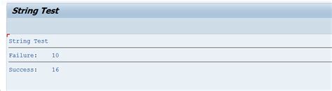 string operation compare sapcodes