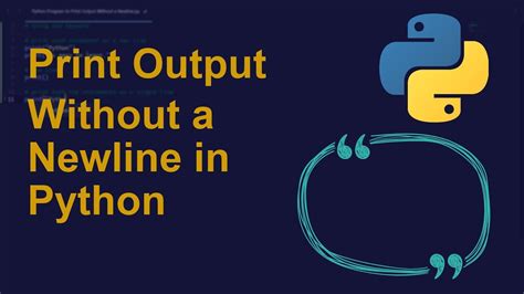 Print Output Without A Newline In Python Python Examples Python