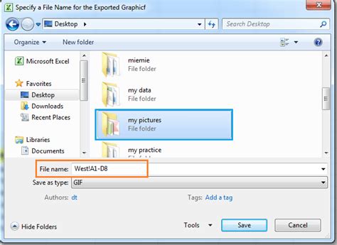 save excel document as jpeg