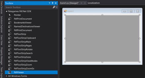 getting started with windows forms pdf viewer