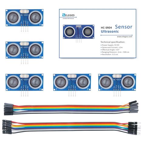 buy elegoo ultrasonic sensor hc sr04 ultrasonic distance sensor kits