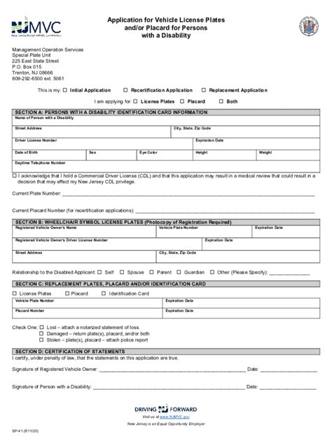 handicap parking application fill out and sign printable pdf template
