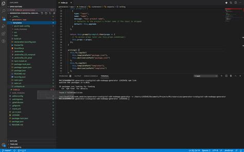 node js how to copy directory to destination path using yeomon