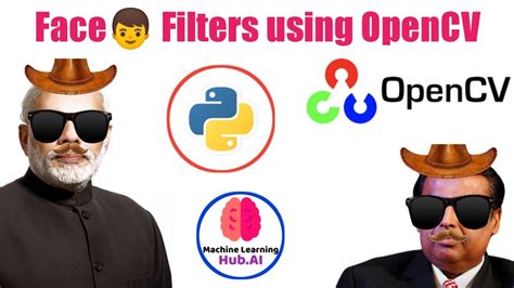 face filters like instagram using opencv python with