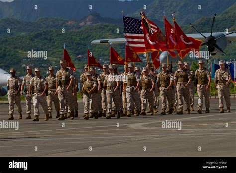 U S Marines With U S Marine Corps Forces Pacific March In Formation