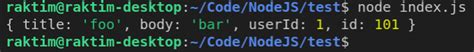 how to make requests in node js geeksforgeeks