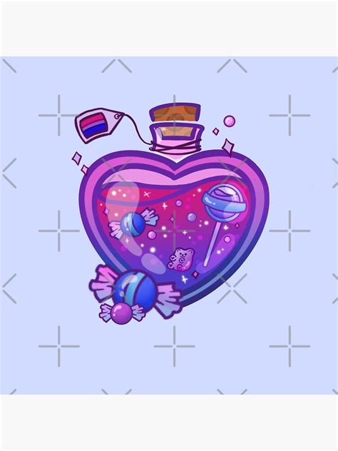 Pride Flag Potion Bisexual Poster For Sale By Yeshko Art Redbubble