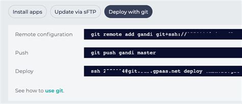 easy site deployment on gandi with git and gdeploy bash