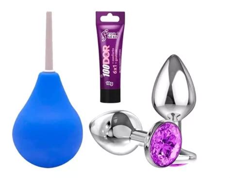 Kit Plug Anal P 100dor Dessensibilizante Ducha Higiênica Mercadolivre