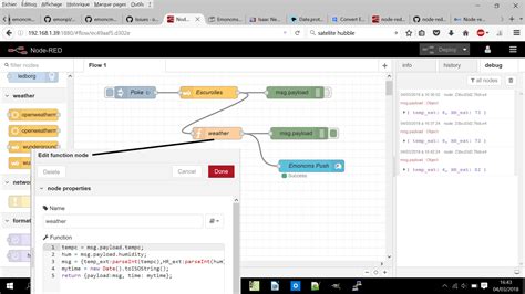 node red error with update integrations community