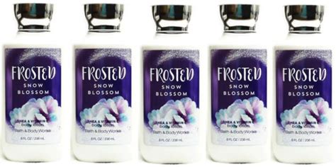 5 Bath Body Works Frosted Snow Blossom Body Lotion Hand Cream Shea