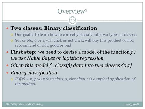 Naïve Bayes And Logistic Regression And Classification Ppt Download