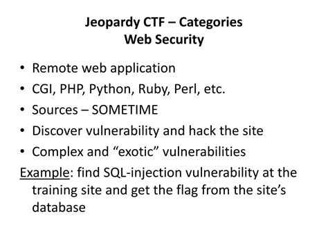 ppt capture the flag ctf powerpoint presentation free