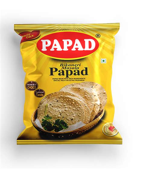 Glossy Papad Printed Packaging Pouch Heat Sealed At Rs 230 Kg In Kolkata