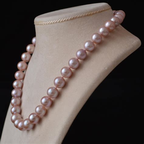 10 5 11 5 Mm Lavender Pearl Freshwater Necklace Rocks And Clocks